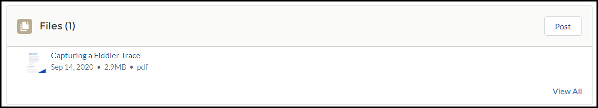 Capturing a Fiddler Trace
